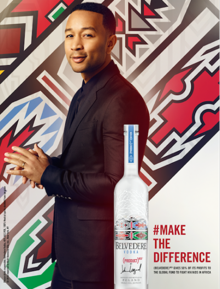 Belvedere RED and John Legend are MAKING THE DIFFERENCE